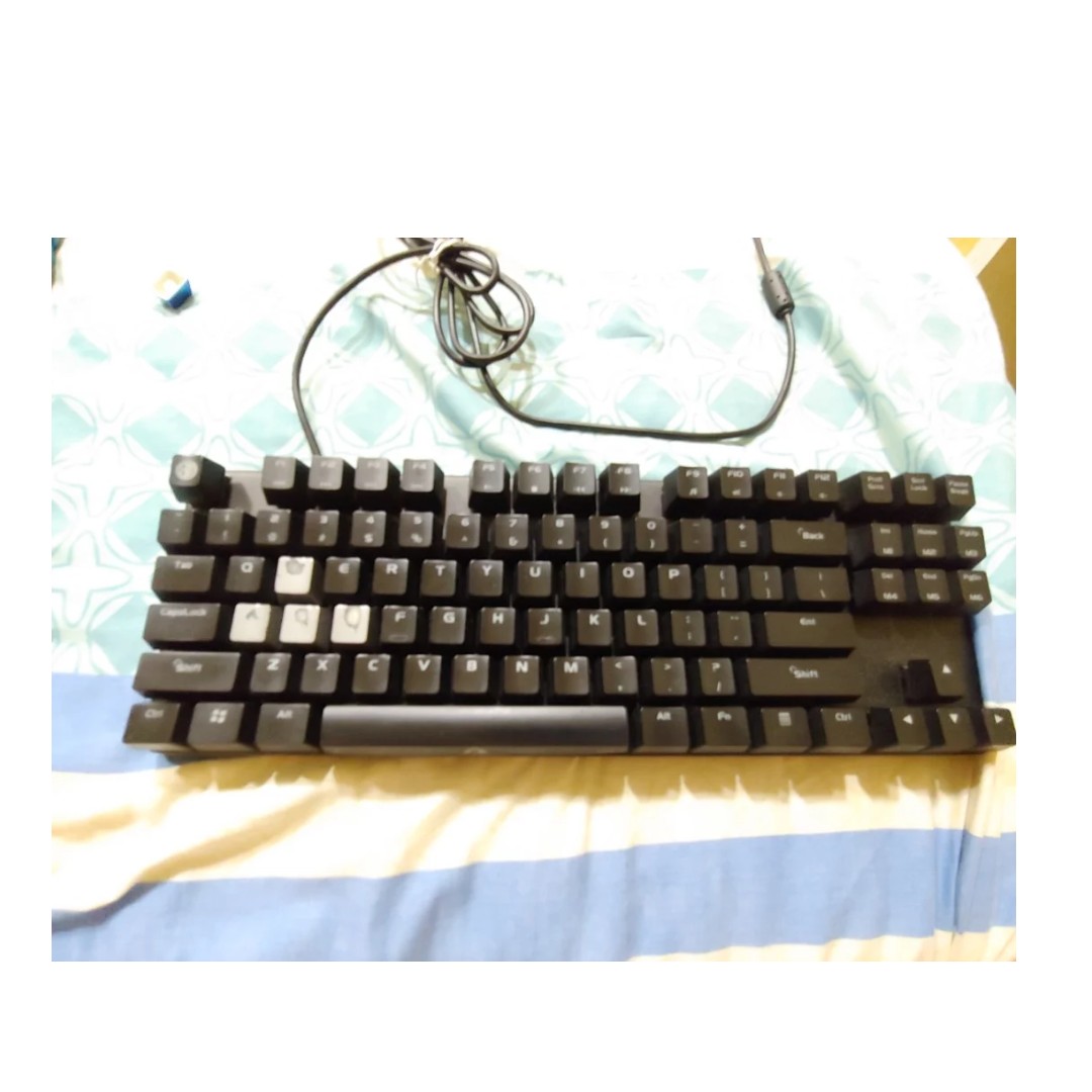 Cherry MX Brown Armageddon MKA-3 Black Hornet Mechanical Keyboard TKL ...