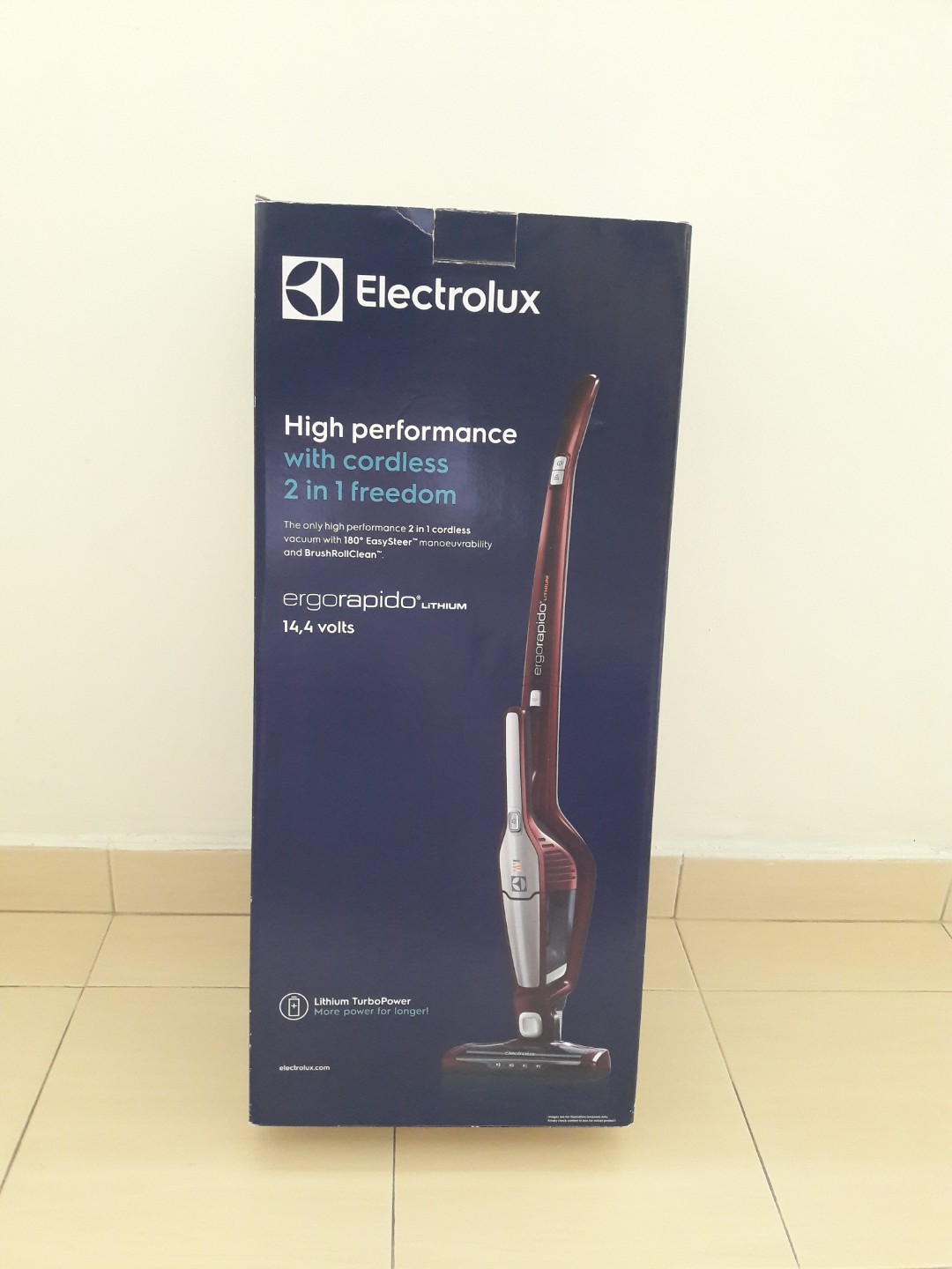 Carton Box with Carry Handle - Electrolux Ergorapido Cordless Stick ...