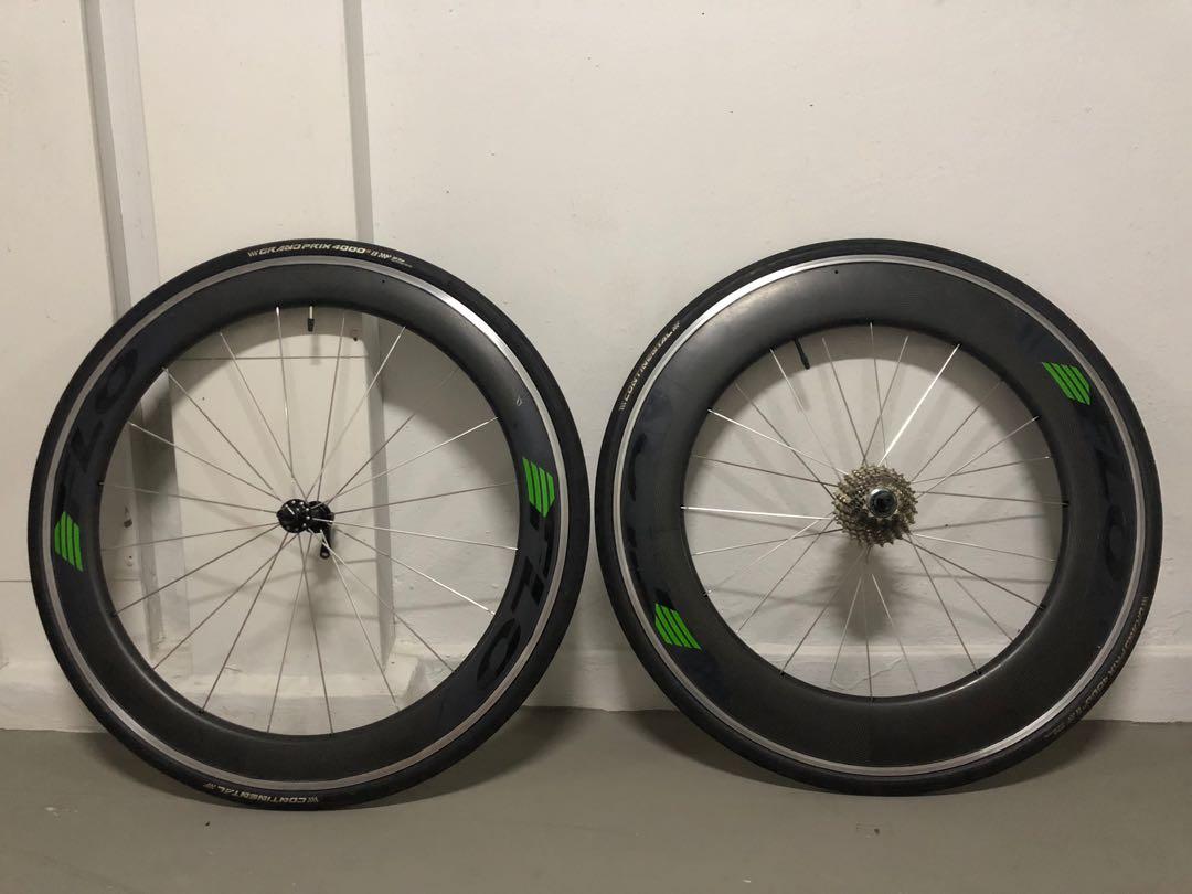 Flo Deep section aero carbon clinchers- 60/90, Sports Equipment ...