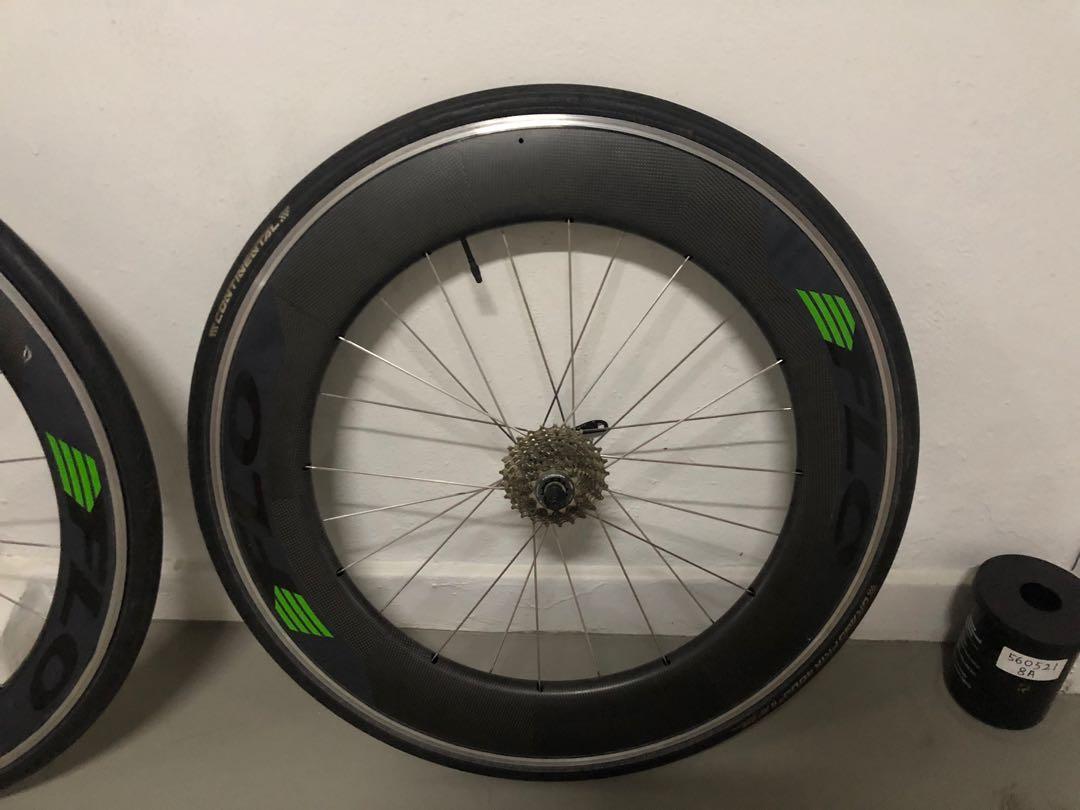 Flo Deep section aero carbon clinchers- 60/90, Sports Equipment ...