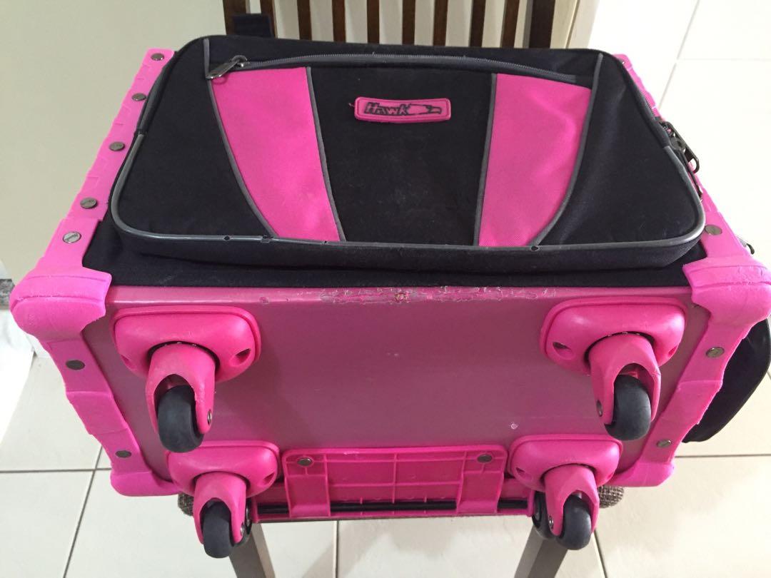 HAWK 6-wheel Trolley School Bag, Babies & Kids, Going Out, Strollers on ...