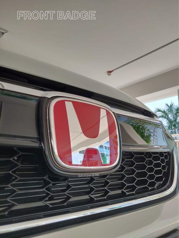 HONDA Red 'H' Badge / Emblem for JAZZ / FIT (GK model) 2017 up, Car ...
