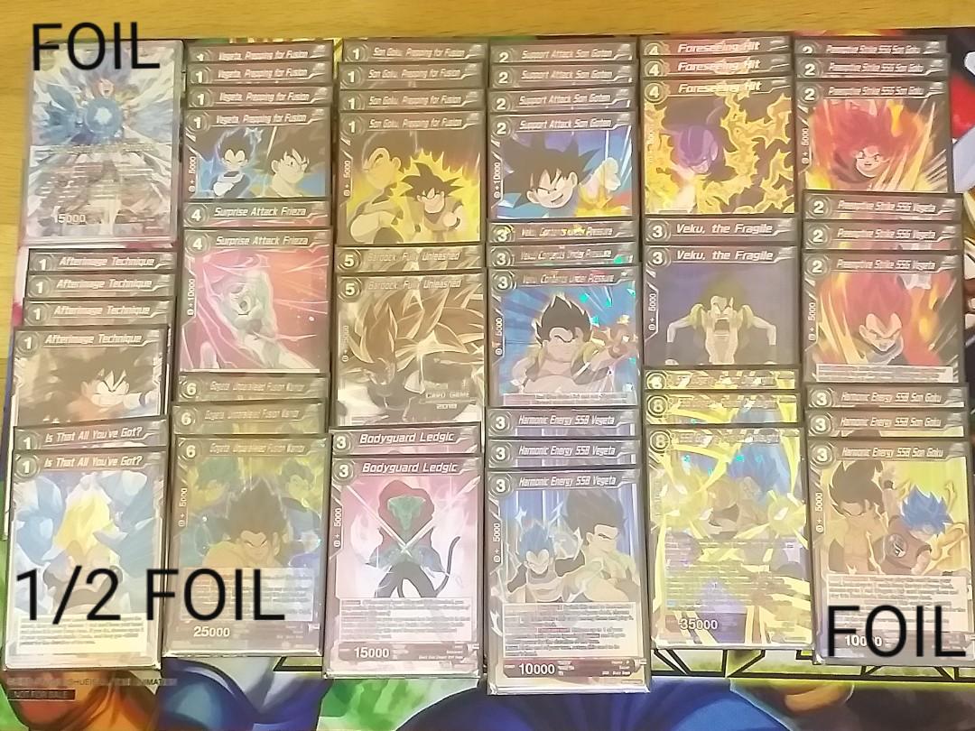 Mono Red Gogeta BR Deck. (With dragon shield sleeves), Hobbies & Toys ...