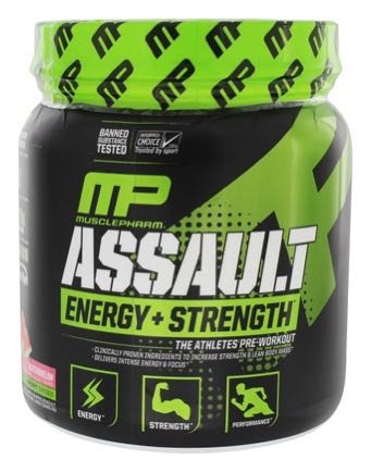 MusclePharm assult Preworkout, Health & Nutrition, Health Supplements ...