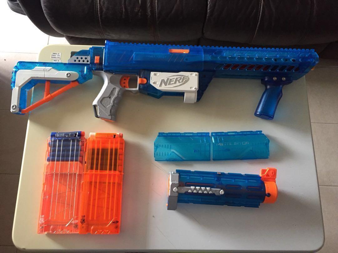 Nerf Sonic Ice Retaliator Moded, Hobbies & Toys, Toys & Games on Carousell