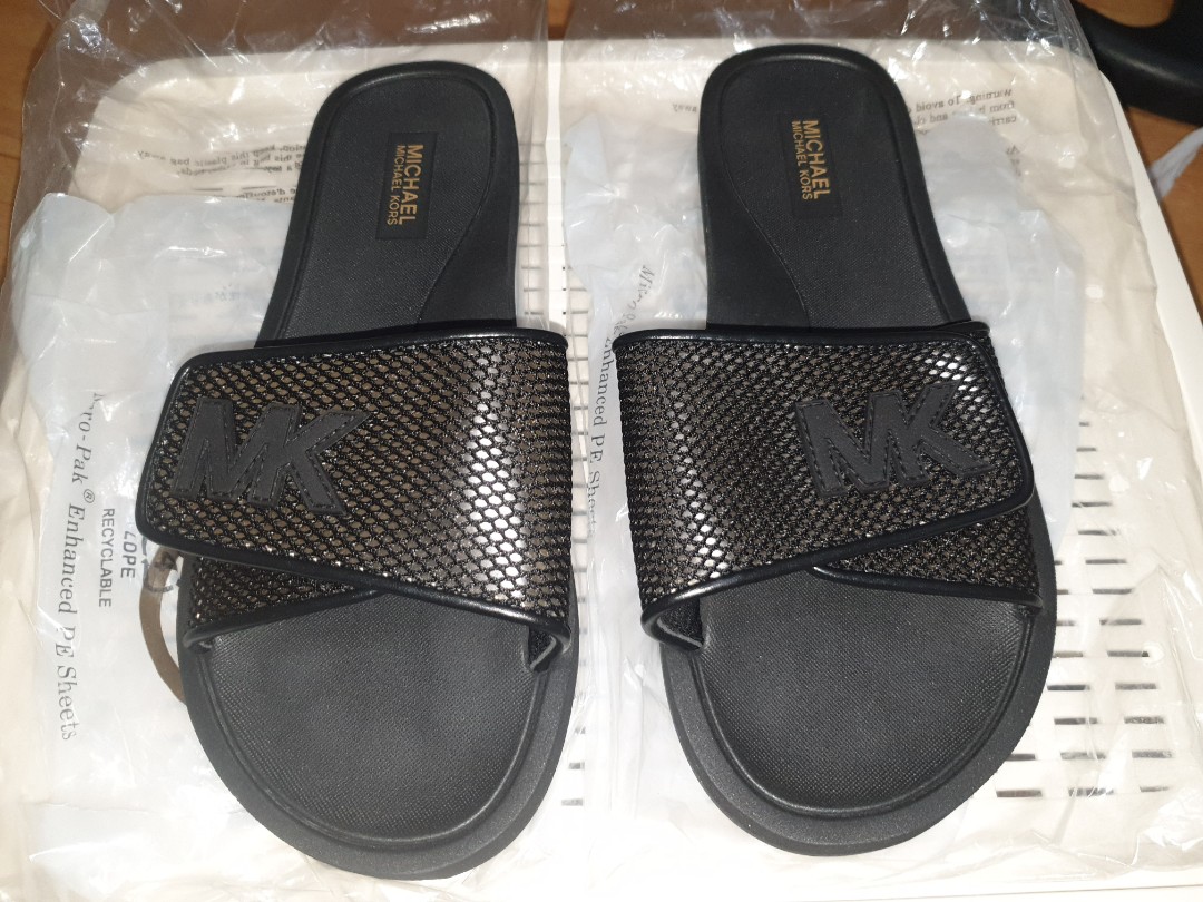 original MK slide, Women's Fashion, Footwear, Slippers and slides on ...