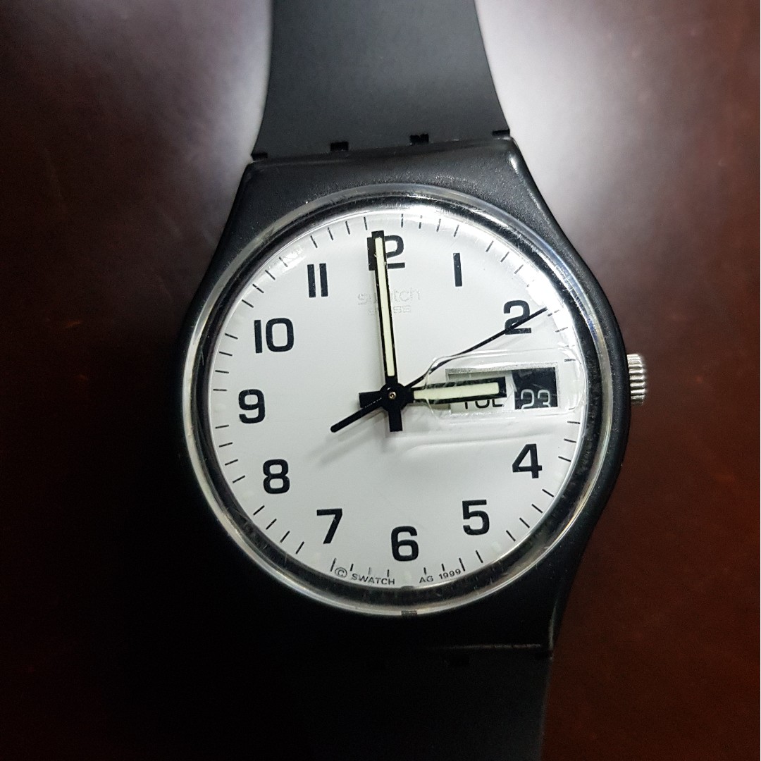 Pre-loved Swatch Once Again GB473 ( Collector items ), Luxury, Watches ...