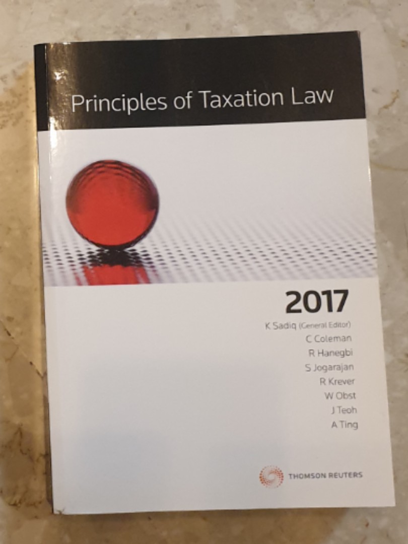 Principles of Taxation Law, Hobbies & Toys, Books & Magazines ...