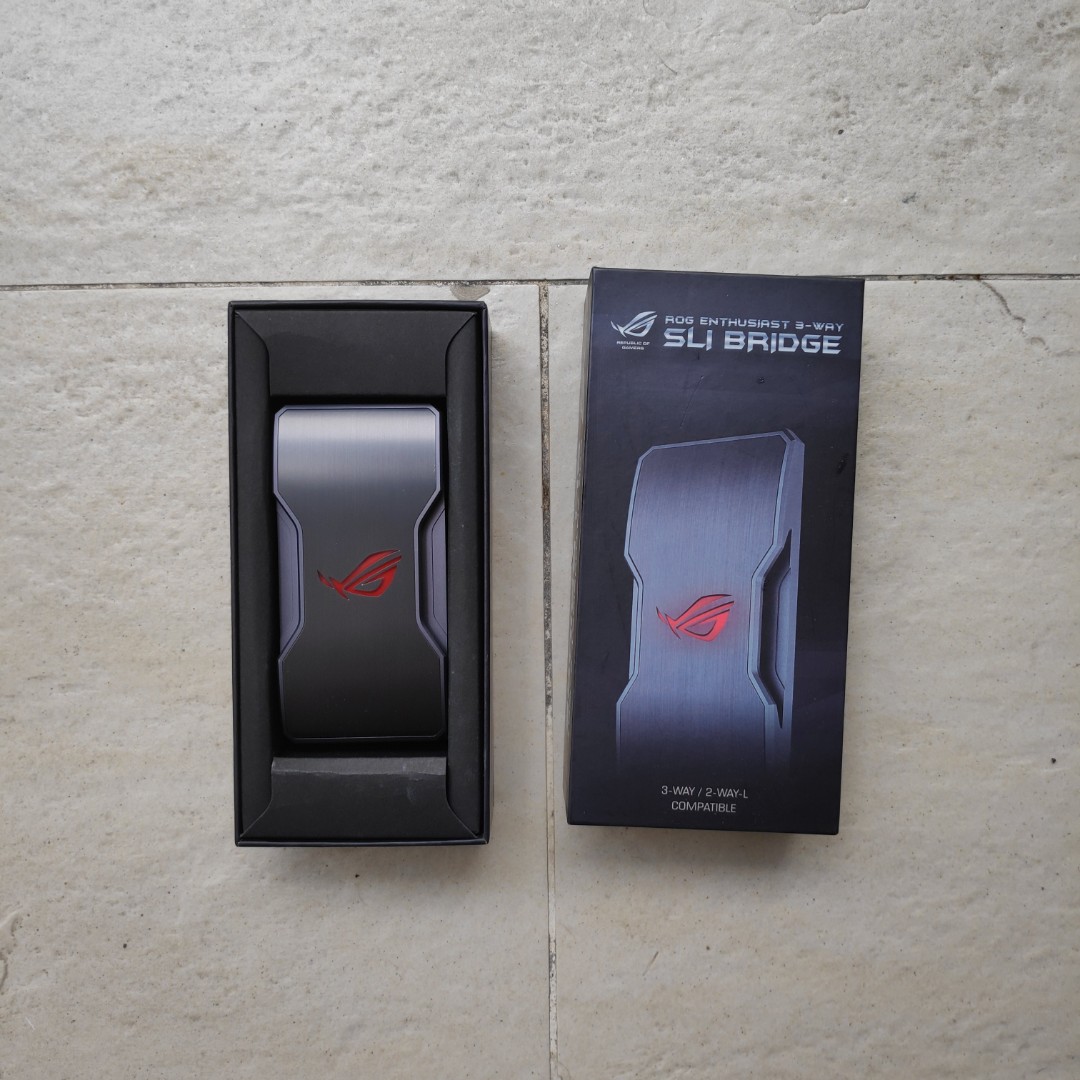 ROG Enthusiast 3-Way SLI Bridge, Computers & Tech, Parts & Accessories ...