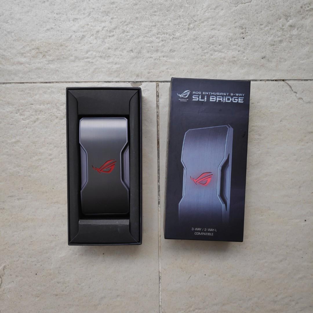 ROG Enthusiast 3-Way SLI Bridge, Computers & Tech, Parts & Accessories ...
