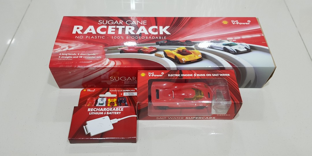 Shell salt water fuel cell toy car and track, Hobbies & Toys, Toys ...