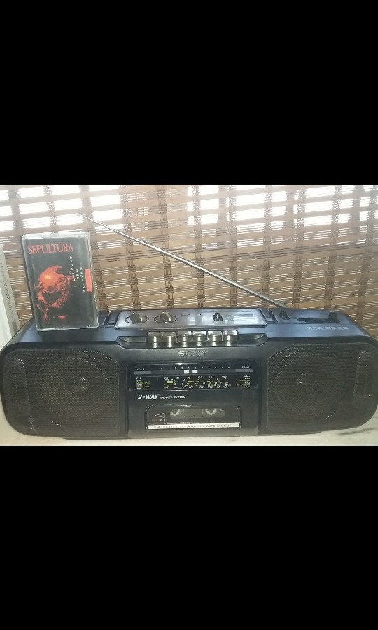 Vintage 1993 Sony Cfs-200s radio cassette corder..., Audio, Portable ...