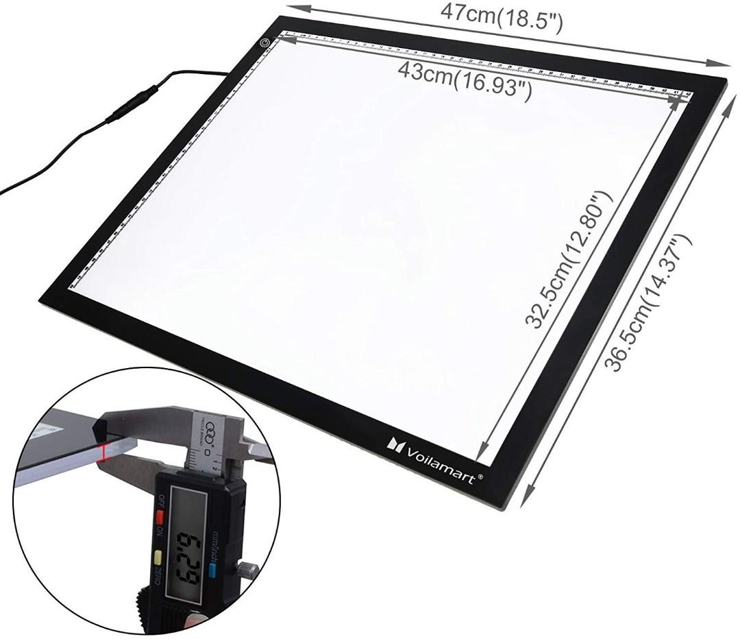 Voilamart LED Tracing Board, Furniture & Home Living, Lighting & Fans ...