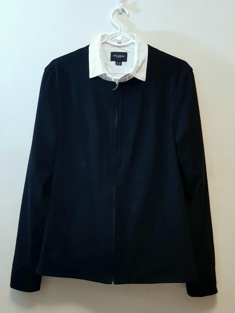 ZARA Mens Jacket - Deep Navy Blue, Men's Fashion, Coats, Jackets and ...