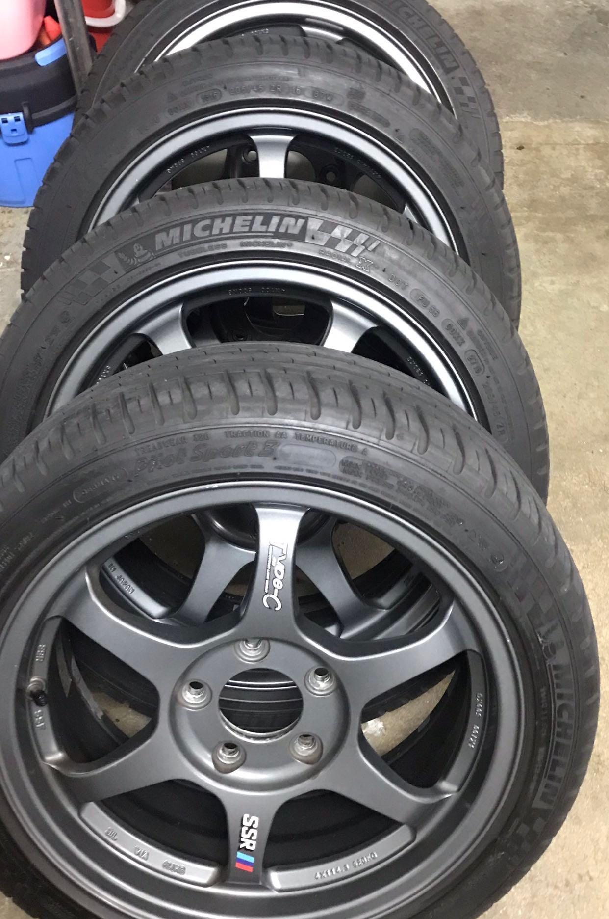 16x7j Rims SSR Type C Original, Car Accessories, Tyres & Rims on Carousell