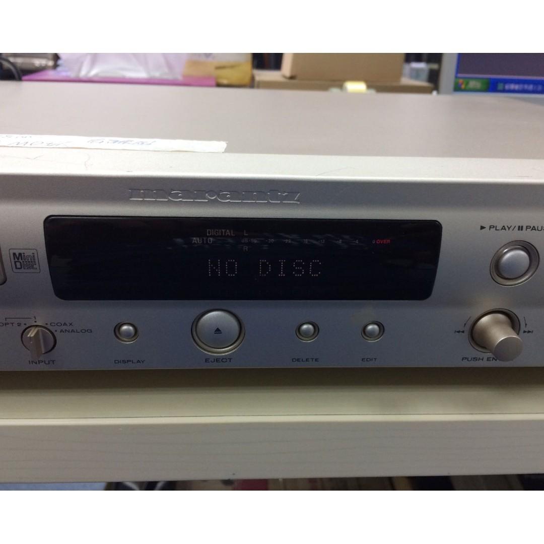 馬蘭士 Marantz MD19 MD Player (Mini Disc can't read,use as DAC), 音響器材, 音樂播放裝置 MP3及CD Player - Carousell