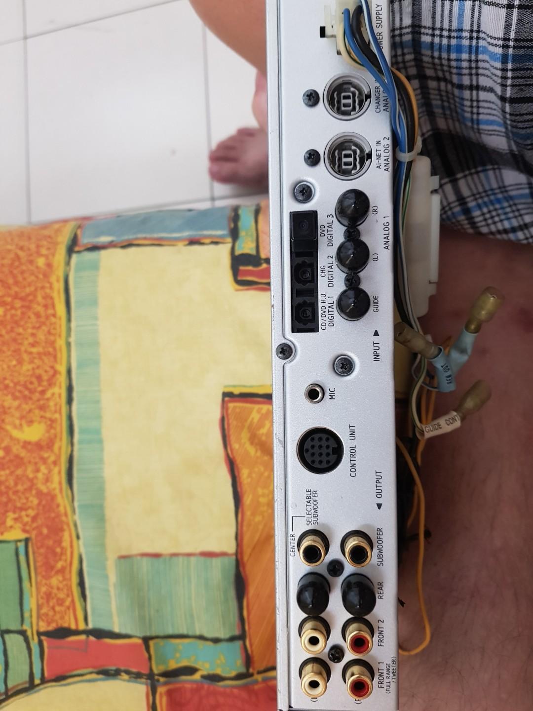 Alpine pxa 701 with remote controller, Car Accessories, Accessories on ...