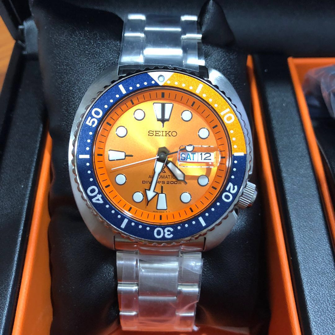 BNIB Seiko Limited Edition Nemo Orange Turtle Prospex Diver SRPC95K1 ...
