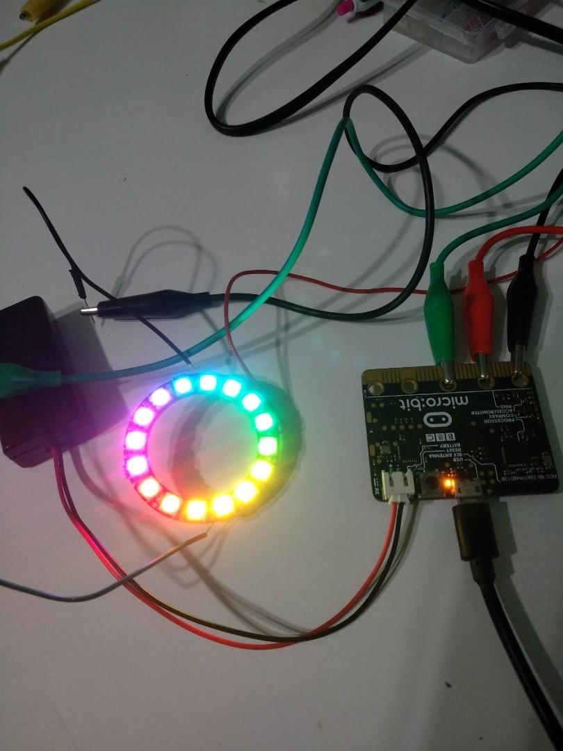 Brand New 12 16 24 Programmable LEDs Ring WS2812 NeoPixel Adafruit Arduino Electronics DIY ...