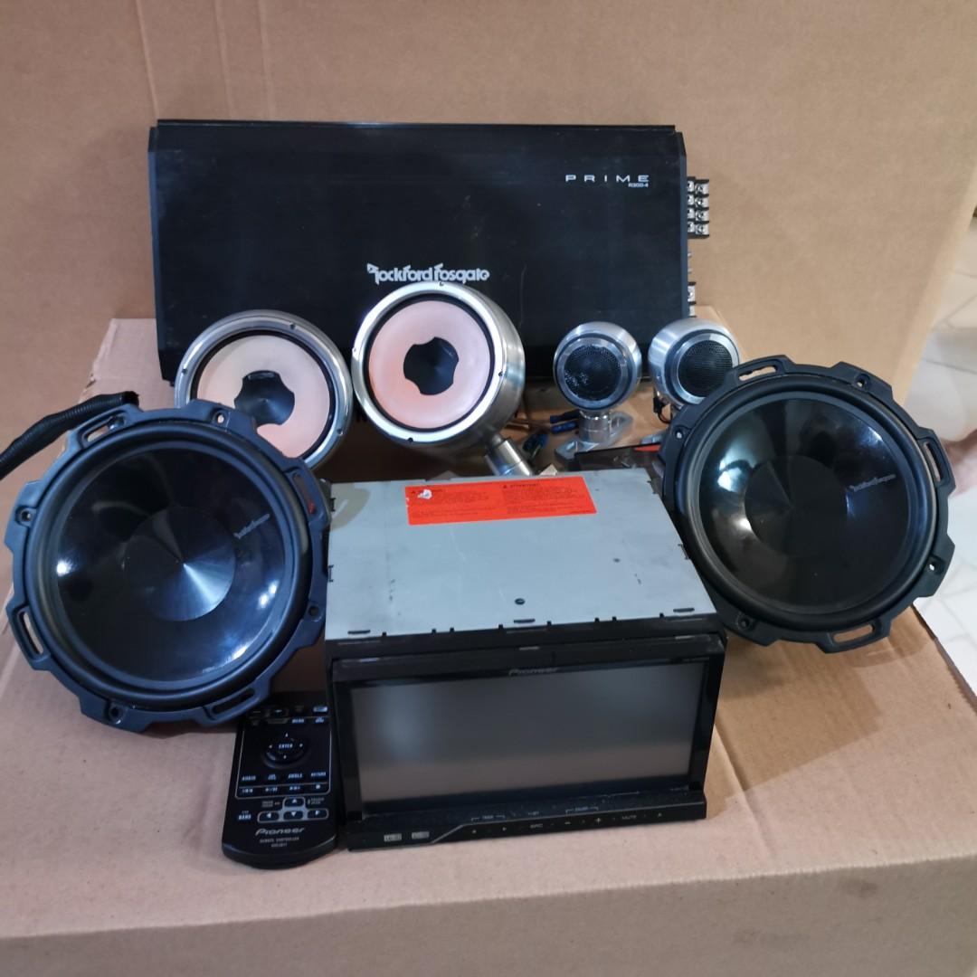 Rockford Car Audio System speakers amplifier For Sale, Audio, Other ...