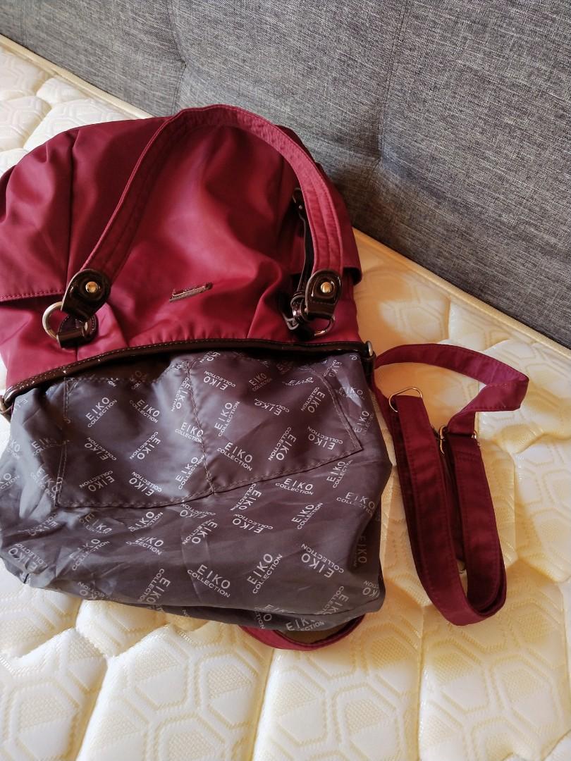Eiko tote w/ sling, Women's Fashion, Bags & Wallets, Tote Bags on Carousell
