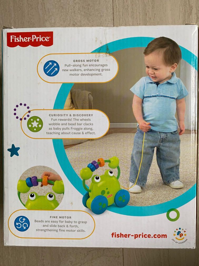 Fisher Price Pull-Along Froggie, Babies & Kids, Infant Playtime on ...