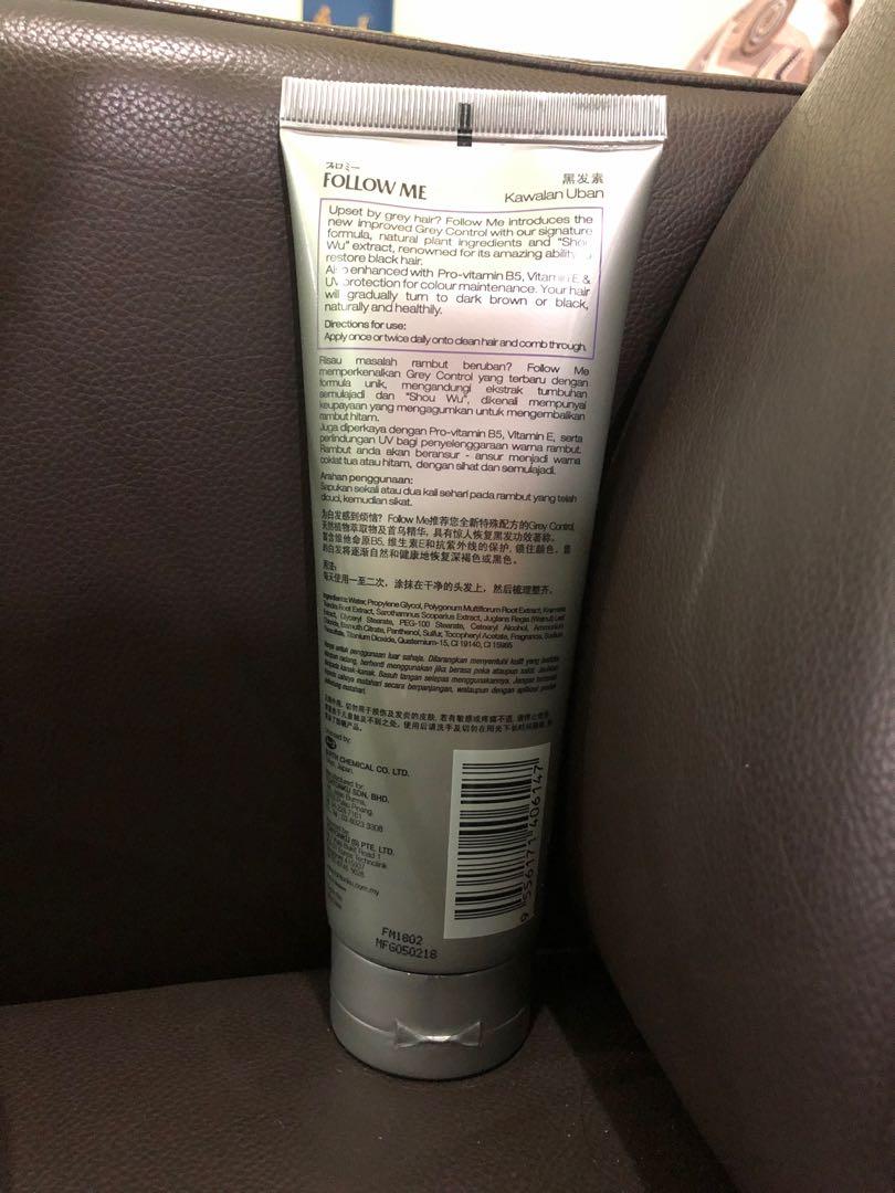 Follow Me Grey Control 200g, Beauty & Personal Care, Hair on Carousell