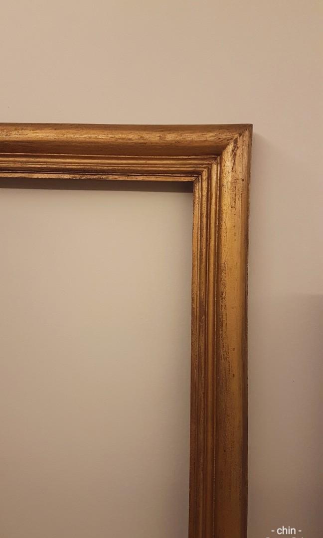 Giant Gold Frame (115cm by 117cm), Furniture & Home Living, Home Decor ...