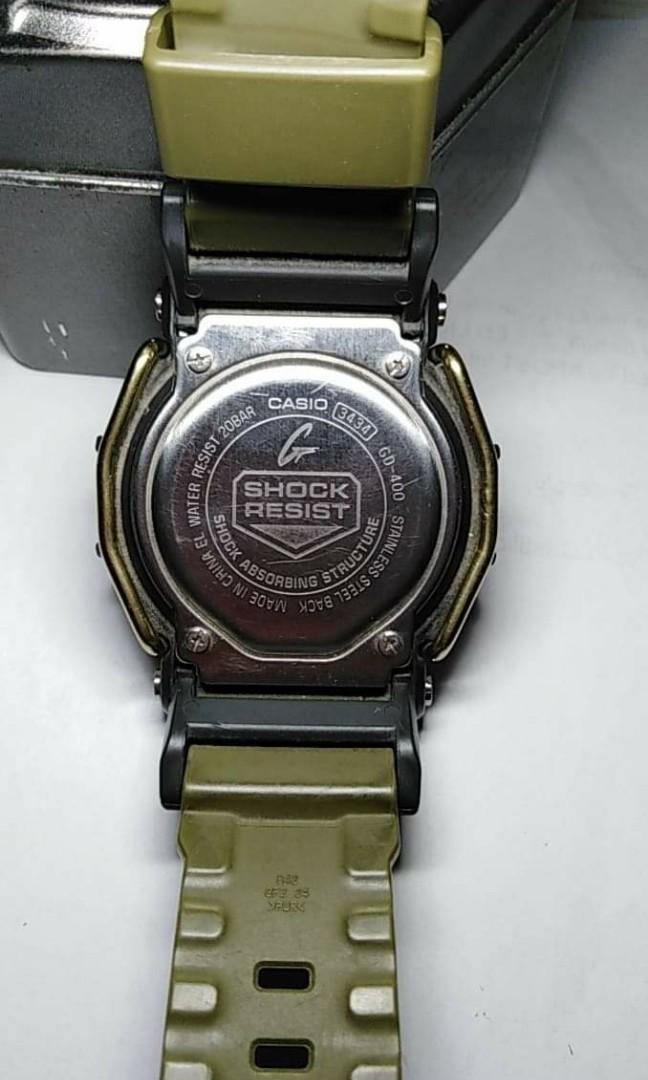G-Shock GD-400-9DR, Men's Fashion, Watches & Accessories, Watches on ...
