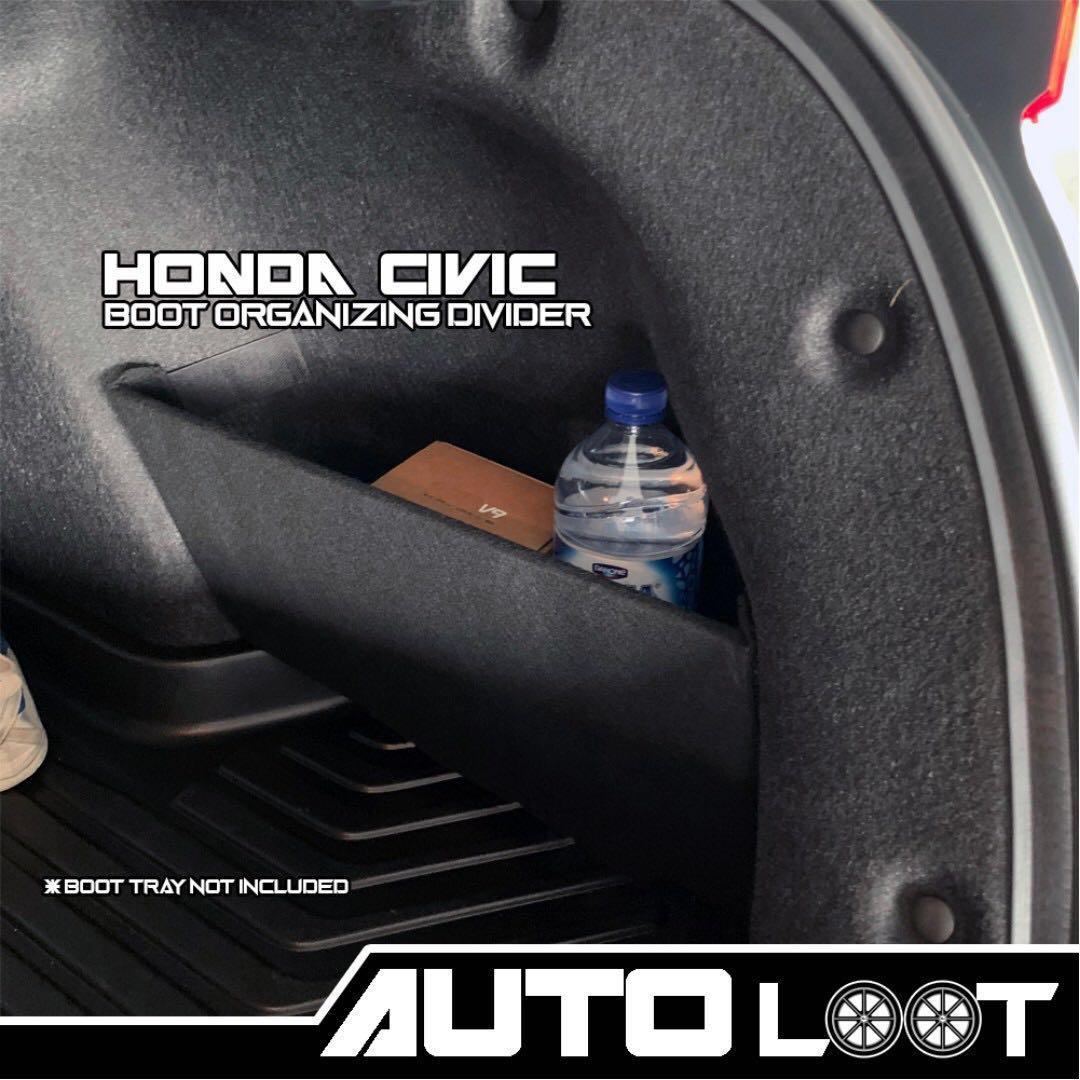 Honda Civic Boot Organizing Dividers, Car Accessories, Accessories on ...