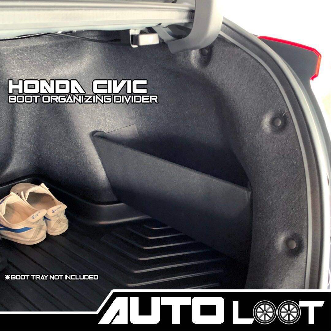 Honda Civic Boot Organizing Dividers, Car Accessories, Accessories on ...