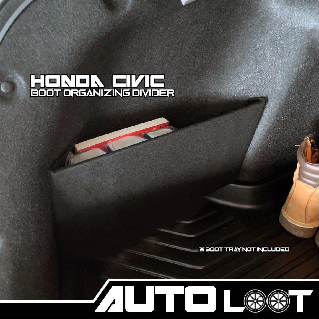 Honda Civic Boot Organizing Dividers, Car Accessories, Accessories on ...