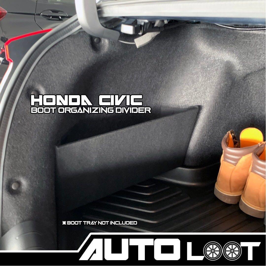 Honda Civic Boot Organizing Dividers, Car Accessories, Accessories on ...