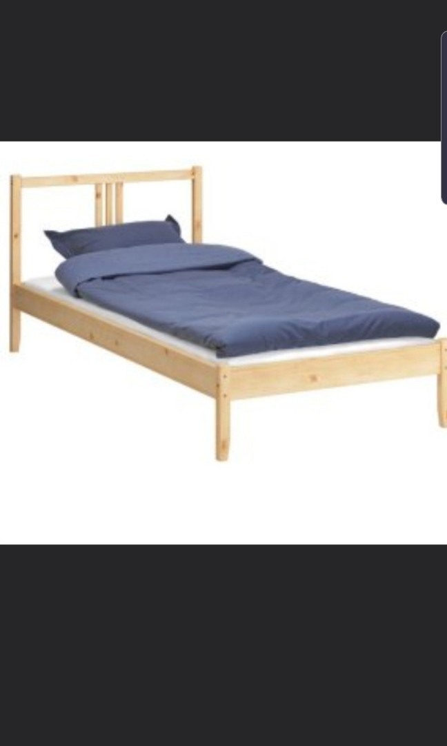Ikea Single Bed Frame, Furniture & Home Living, Furniture, Bed Frames ...