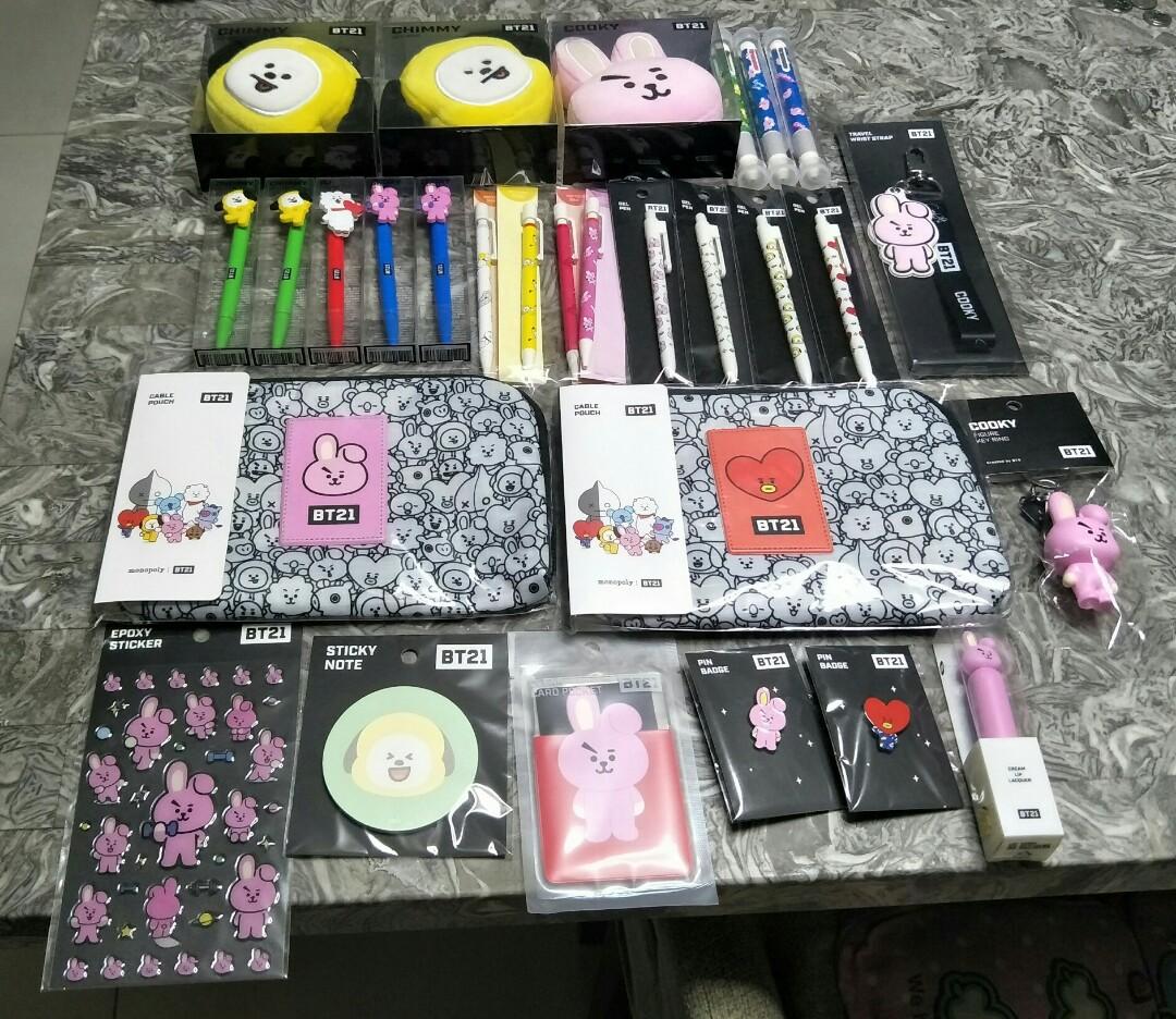 (INSTOCK) OFFICIAL BT21 CLEARANCE, Hobbies & Toys, Memorabilia ...