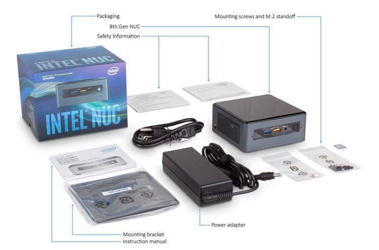 [ON ORDER] Intel NUC NUC8i5BEH, 8gb DDR4, 240GB SSD, Windows 10 Pro ...