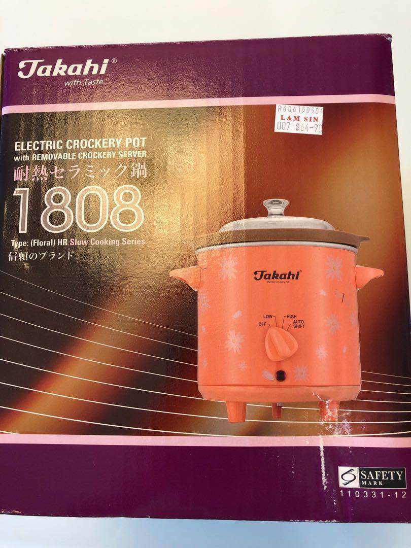 Jakahi Electric Crockery Pot, TV & Home Appliances, Kitchen Appliances ...