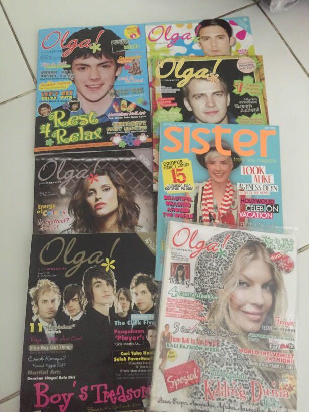 Majalah Olga dan sister, Buku & Alat Tulis, Majalah & Lainnya di Carousell