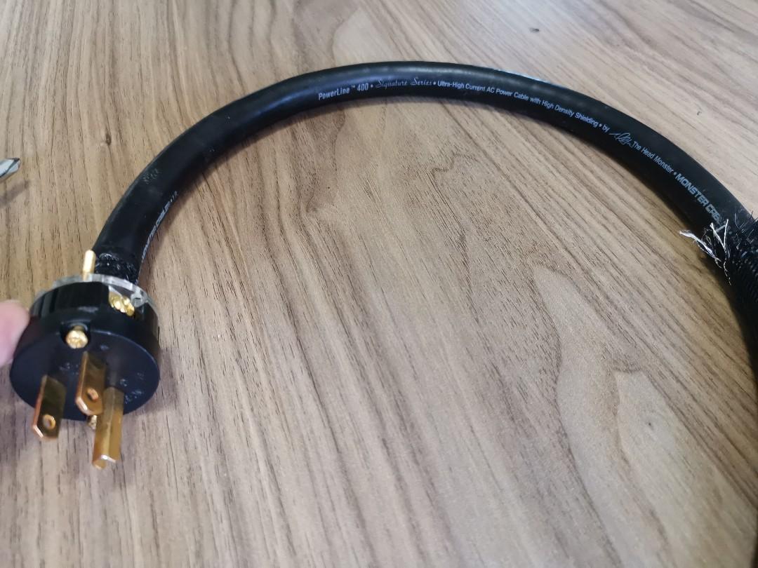 Monster Cable Powerline 400 Power Cord, Mobile Phones & Gadgets, Mobile ...