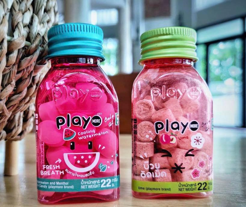 MUST TRY!! Playmore Candy (Cooling Watermelon, Cooling Green Apple ...