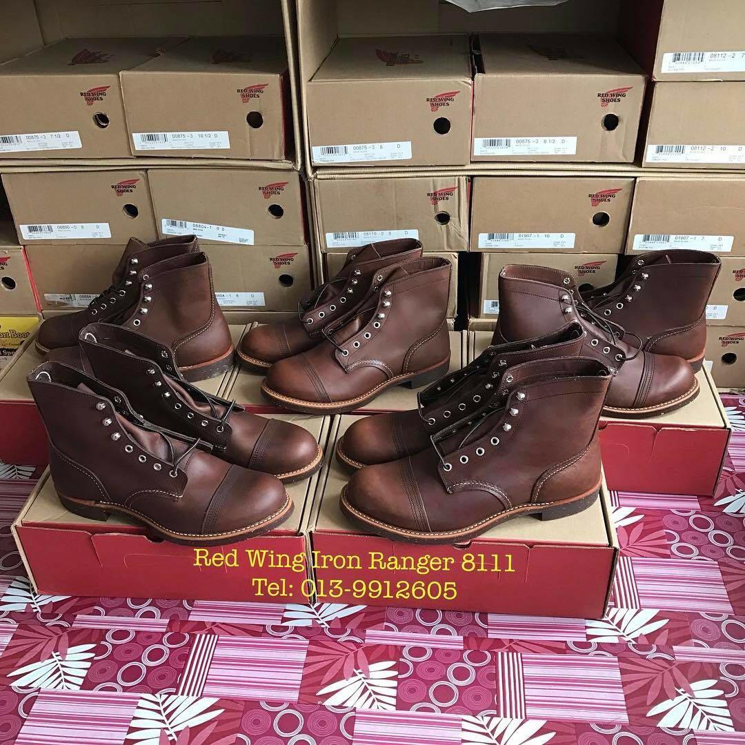 Original Redwing red wing iron ranger 8111 amber, Men's Fashion ...