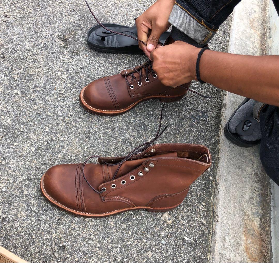 Original Redwing red wing iron ranger 8111 amber, Men's Fashion ...