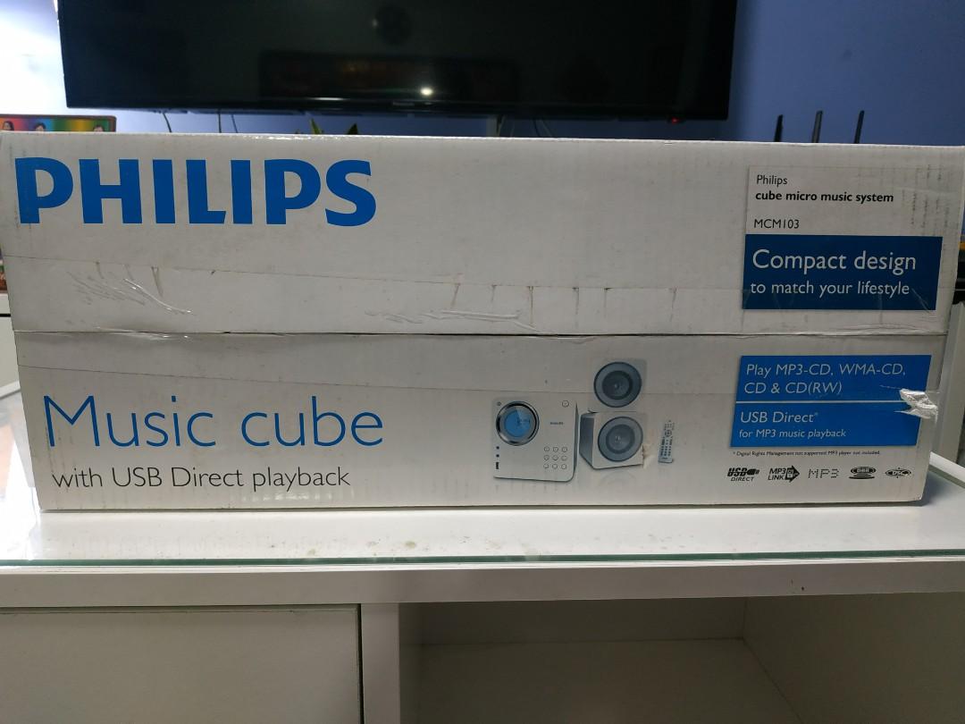 Philips Cube Micro Music System, TV & Home Appliances, TV ...