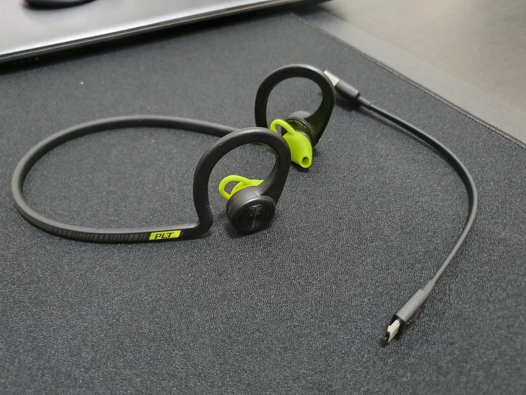 Plantronics Backbeat Fit Bluetooth Sports Headphone, Audio, Headphones ...