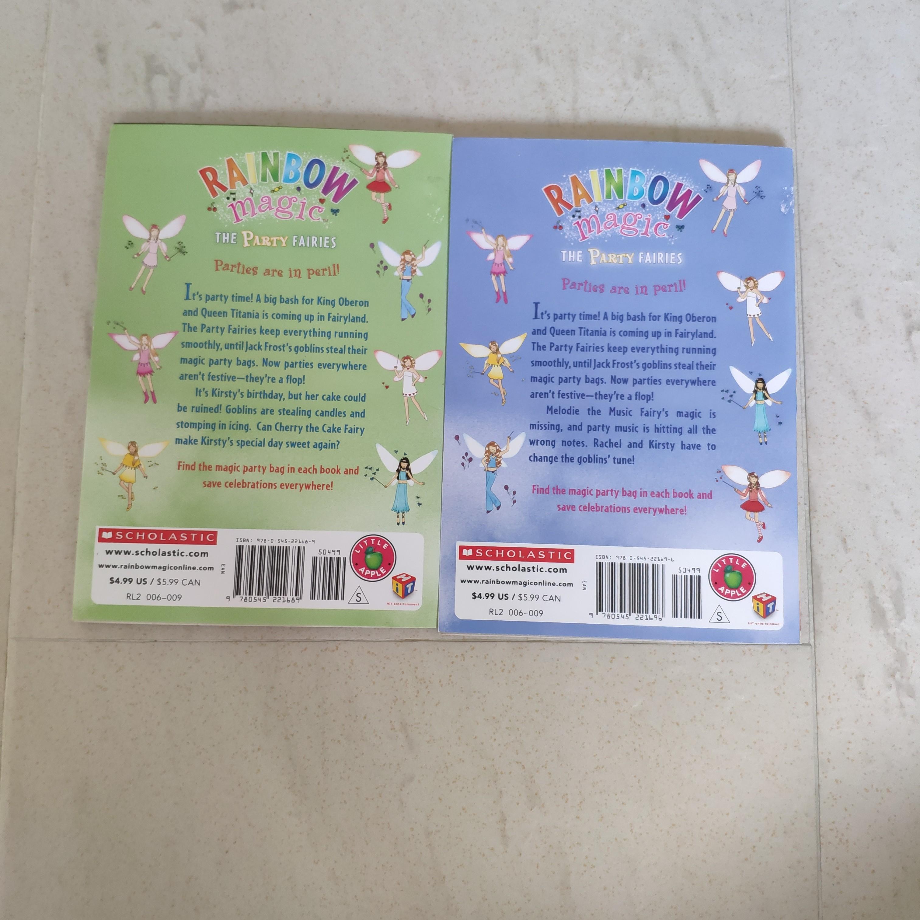 Rainbow magic 的 Party fairies 系列圖書, 興趣及遊戲, 書本 & 文具, 小朋友書 on Carousell