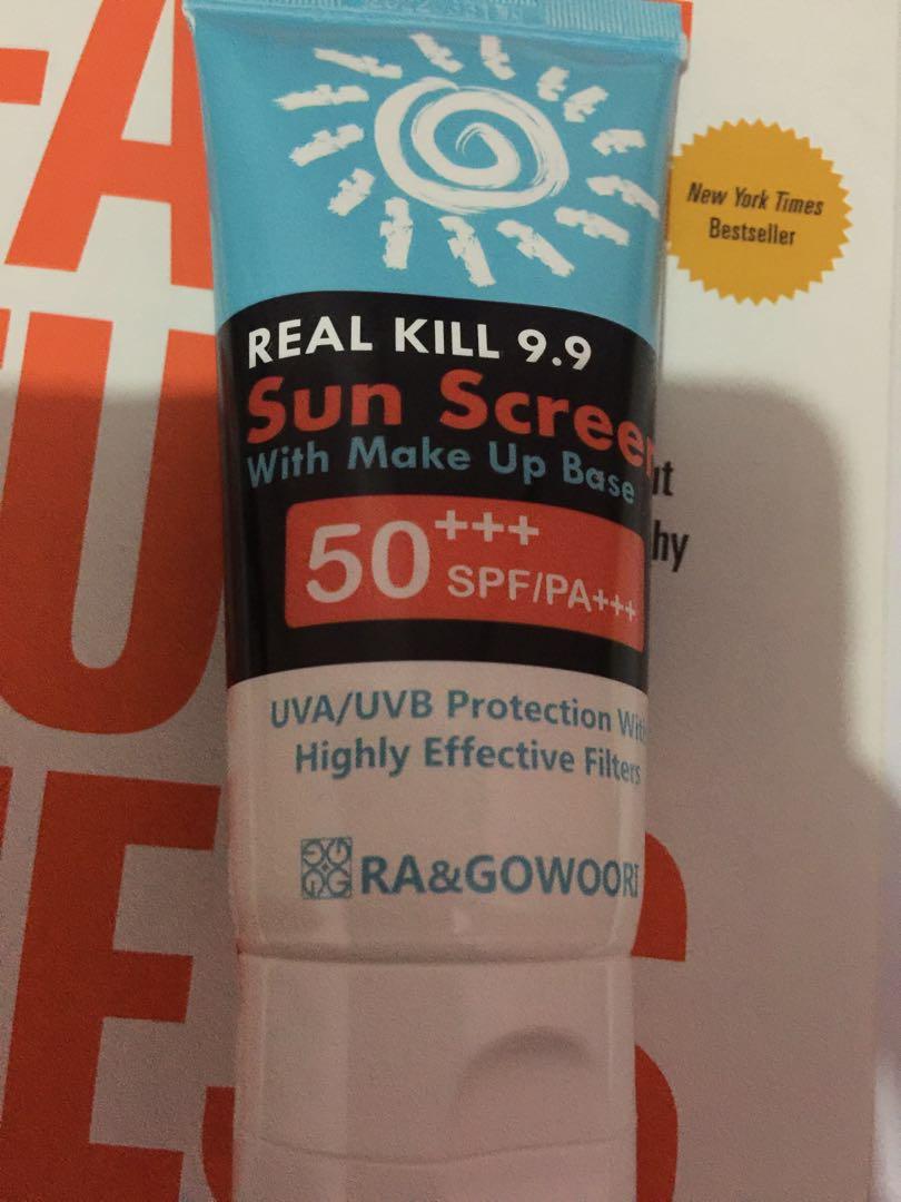 real kill sunscreen, Beauty & Personal Care, Face, Face Care on Carousell