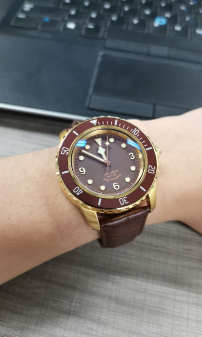 (SALES) SEIKO SNZH60 MOD TUDOR BLACK BAY BRONZE, Luxury, Watches on ...