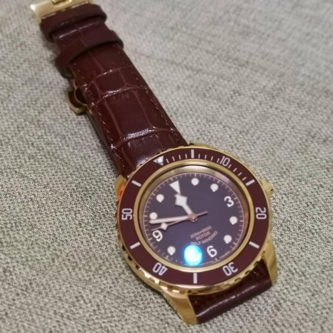 (SALES) SEIKO SNZH60 MOD TUDOR BLACK BAY BRONZE, Luxury, Watches on ...