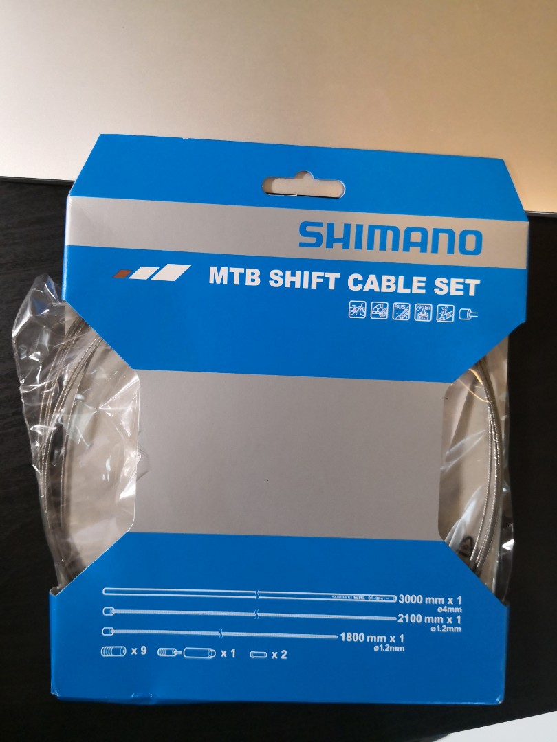 Shimano MTB shift cable set, Sports Equipment, Bicycles & Parts ...