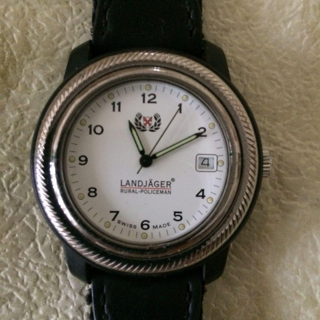 Swiss Landjager Rural Policeman collectable watch Quartz, Men's Fashion ...